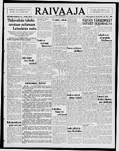 Raivaaja. July 11, 1960 = Pioneer - Digital Commonwealth
