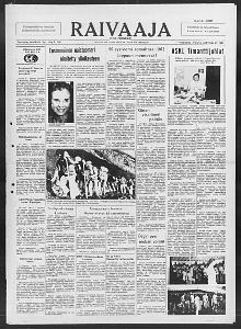 Raivaaja. July 9, 1981 = Pioneer - Digital Commonwealth