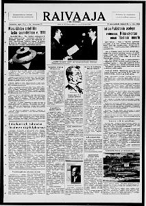 Raivaaja. September 25, 1965 = Pioneer - Digital Commonwealth