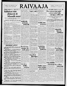 Raivaaja. July 8, 1960 = Pioneer - Digital Commonwealth