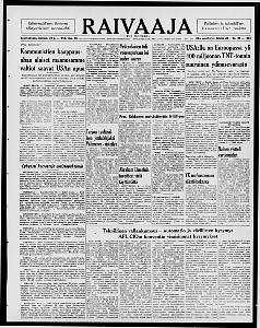 Raivaaja. November 20, 1963 = Pioneer - Digital Commonwealth