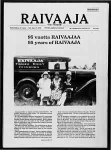 Raivaaja. September 27, 2000 = Pioneer - Digital Commonwealth