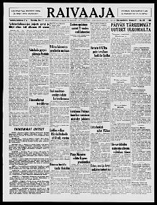 Raivaaja. December 17, 1959 = Pioneer - Digital Commonwealth