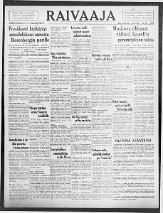 Raivaaja. February 12, 1953 = Pioneer - Digital Commonwealth