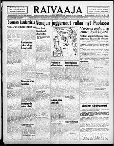 Raivaaja. January 18, 1945 = Pioneer - Digital Commonwealth