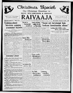 Raivaaja. December 5, 1960 = Pioneer - Digital Commonwealth