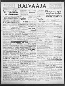 Raivaaja. February 9, 1953 = Pioneer - Digital Commonwealth