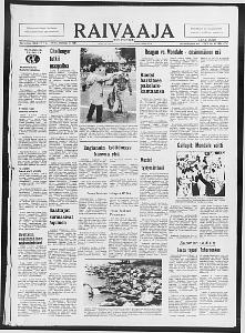 Raivaaja. October 11, 1984 = Pioneer - Digital Commonwealth