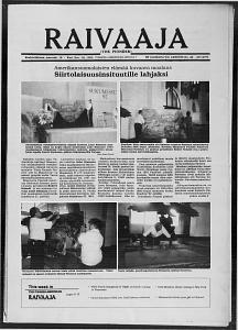Raivaaja. November 18, 1992 = Pioneer - Digital Commonwealth
