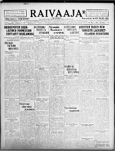 Raivaaja. December 5, 1933 = Pioneer - Digital Commonwealth