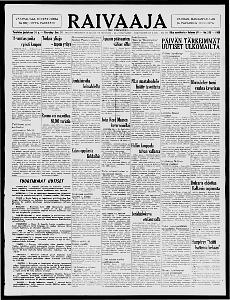 Raivaaja. December 31, 1959 = Pioneer - Digital Commonwealth