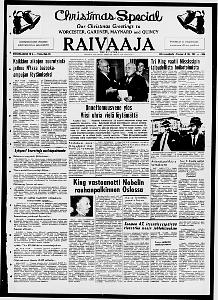 Raivaaja. December 15, 1964 = Pioneer - Digital Commonwealth