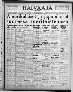 Raivaaja. February 3, 1943 = Pioneer - Digital Commonwealth
