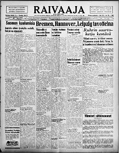 Raivaaja. April 3, 1945 = Pioneer - Digital Commonwealth