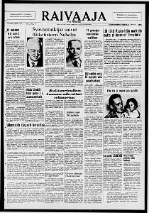 Raivaaja. October 18, 1966 = Pioneer - Digital Commonwealth