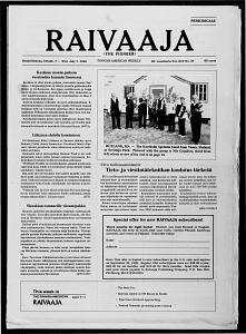Raivaaja. July 7, 1999 = Pioneer - Digital Commonwealth