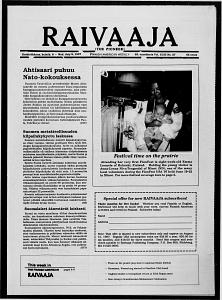 Raivaaja. July 9, 1997 = Pioneer - Digital Commonwealth