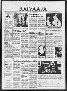 Raivaaja. June 18, 1987 = Pioneer - Digital Commonwealth