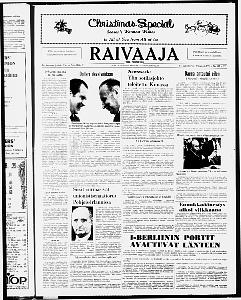 Raivaaja. December 17, 1971 = Pioneer - Digital Commonwealth