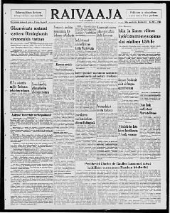 Raivaaja. August 3, 1963 = Pioneer - Digital Commonwealth