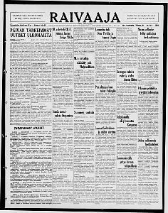 Raivaaja. July 25, 1960 = Pioneer - Digital Commonwealth