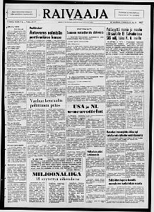 Raivaaja. July 9, 1968 = Pioneer - Digital Commonwealth