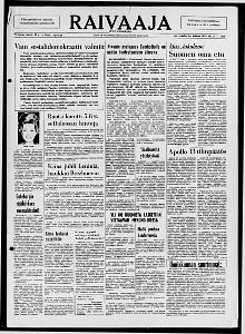 Raivaaja. April 28, 1970 = Pioneer - Digital Commonwealth