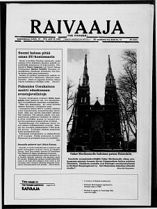 Raivaaja. April 16, 1997 = Pioneer - Digital Commonwealth