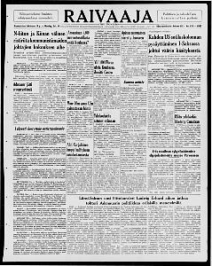Raivaaja. October 14, 1963 = Pioneer - Digital Commonwealth