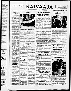 Raivaaja. October 5, 1971 = Pioneer - Digital Commonwealth