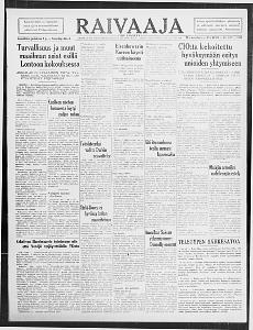 Raivaaja. December 6, 1952 = Pioneer - Digital Commonwealth