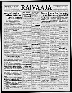 Raivaaja. October 6, 1959 = Pioneer - Digital Commonwealth