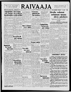 Raivaaja. October 19, 1959 = Pioneer - Digital Commonwealth