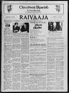 Raivaaja. December 21, 1977 = Pioneer - Digital Commonwealth
