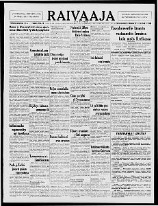 Raivaaja. December 15, 1959 = Pioneer - Digital Commonwealth