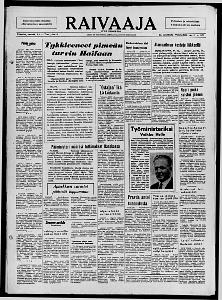 Raivaaja. January 6, 1970 = Pioneer - Digital Commonwealth