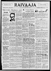 Raivaaja. September 24, 1968 = Pioneer - Digital Commonwealth