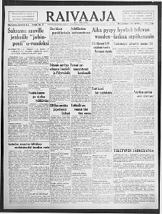 Raivaaja. December 29, 1952 = Pioneer - Digital Commonwealth