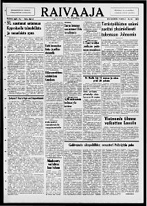 Raivaaja. September 24, 1964 = Pioneer - Digital Commonwealth