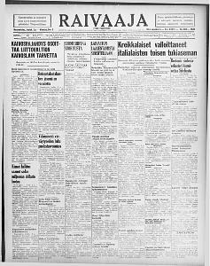 Raivaaja. December 2, 1940 = Pioneer - Digital Commonwealth