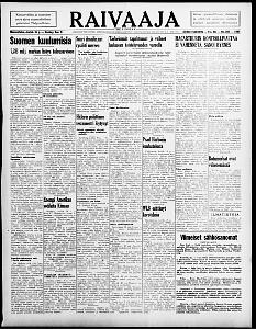 Raivaaja. December 31, 1945 = Pioneer - Digital Commonwealth