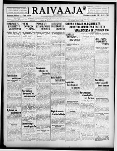 Raivaaja. February 8, 1935 = Pioneer - Digital Commonwealth