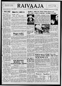 Raivaaja. March 14, 1968 = Pioneer - Digital Commonwealth