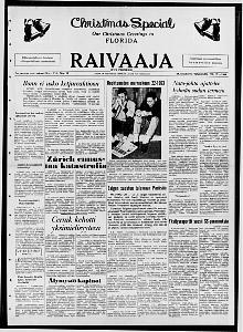 Raivaaja. November 29, 1968 = Pioneer - Digital Commonwealth