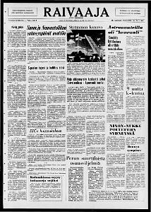 Raivaaja. July 8, 1969 = Pioneer - Digital Commonwealth