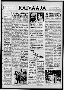 Raivaaja. May 8, 1965 = Pioneer - Digital Commonwealth