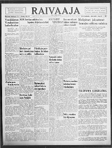 Raivaaja. February 18, 1952 = Pioneer - Digital Commonwealth