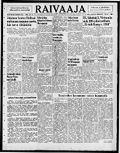 Raivaaja. July 15, 1964 = Pioneer - Digital Commonwealth