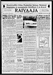 Raivaaja. June 27, 1967 = Pioneer - Digital Commonwealth