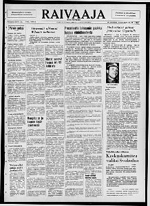 Raivaaja. April 2, 1968 = Pioneer - Digital Commonwealth